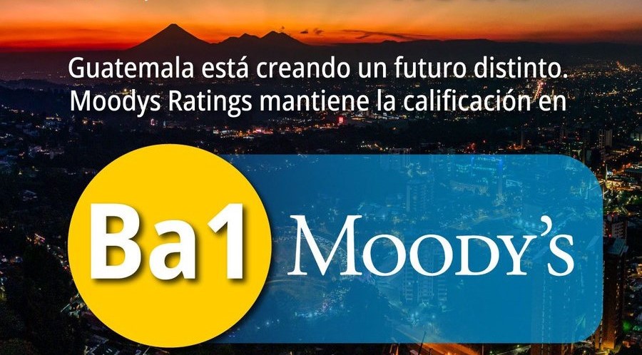 Guatemala obtiene una perspectiva Ba1 estable por parte de calificadora ...