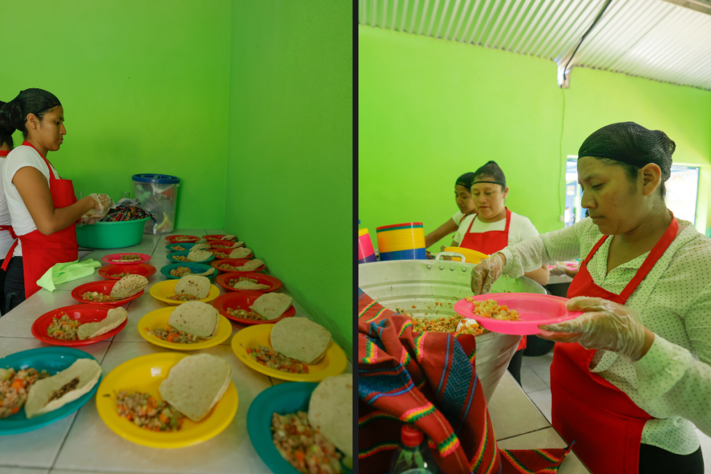 Así fue la alimentación escolar servida durante la inauguración de ...